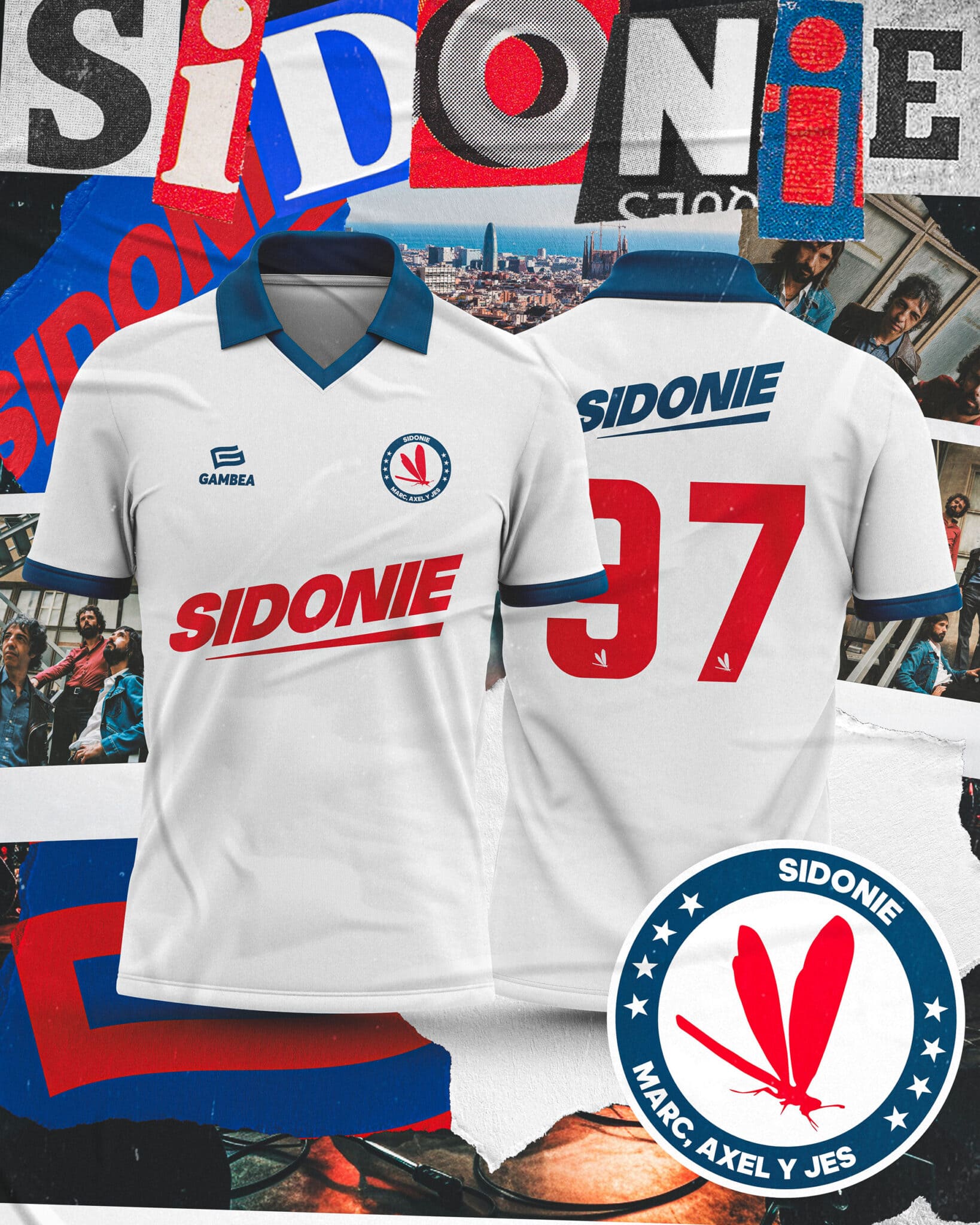 Camiseta SIDONIE. | GAMBEA